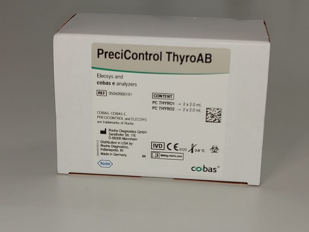 ROCHE ELECSYS PRECICONTROL Thyro AB Gen.2 (Anti-TG,Anti-TPO&Anti-TSHR ...